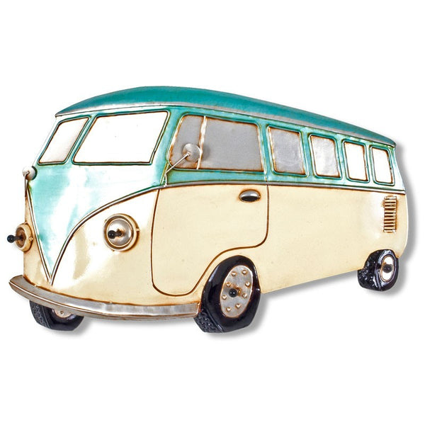 Wall Art, VW Style Camper Van in Metal. Coat Rack Wall Ornament Decor ...