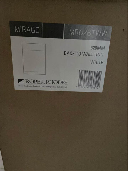 Roper Rhodes Back-To-Wall Toilet Cistern Unit. 62cm. High Gloss White ...
