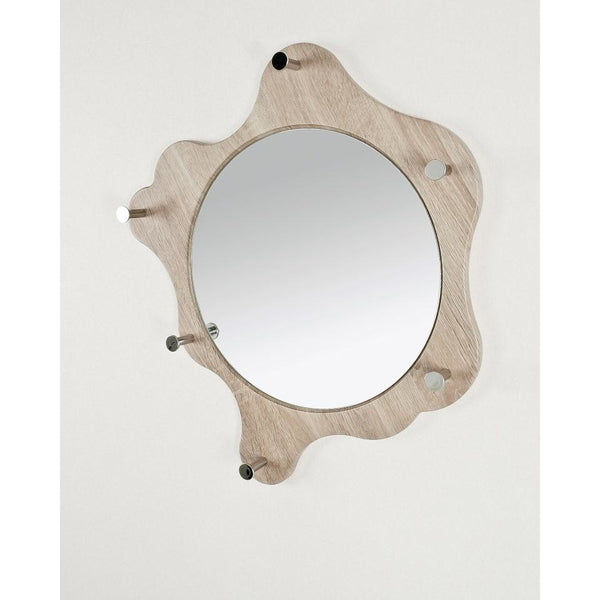 "Splat" Funky Colourful Mirrored Coat Stand / Hat Rack Hooks. Ideal Fo ...